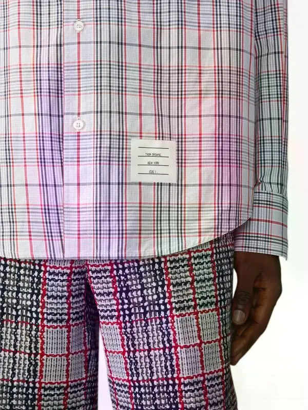 Thom Browne Plaid-patterned Shirt