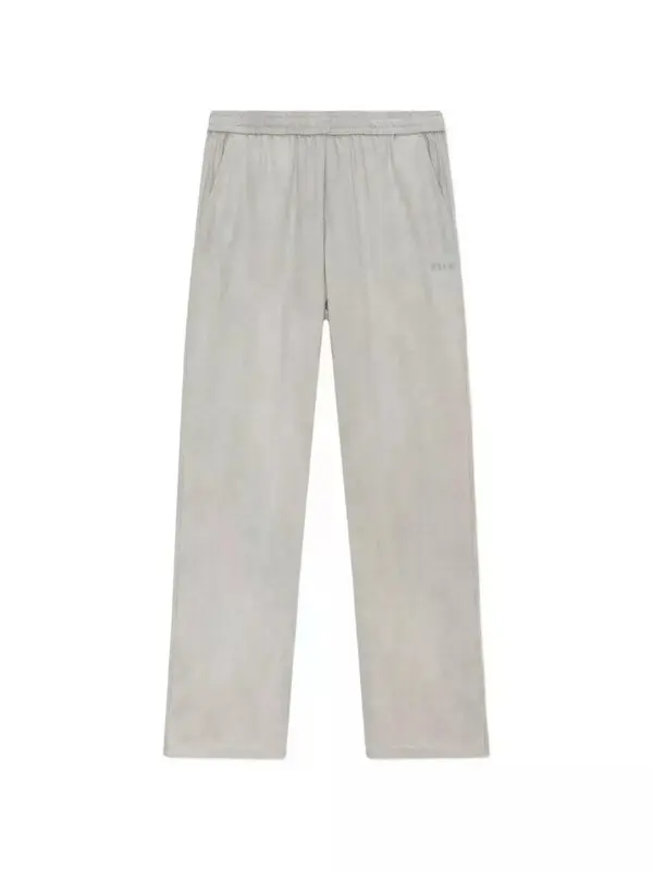 MSGM Logo Detail Waistband Track Pants - Grey