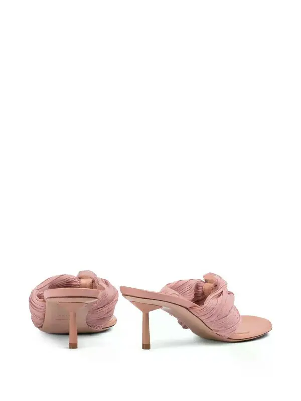 LE SILLA Numa Pleated Strap Sandals - Pink