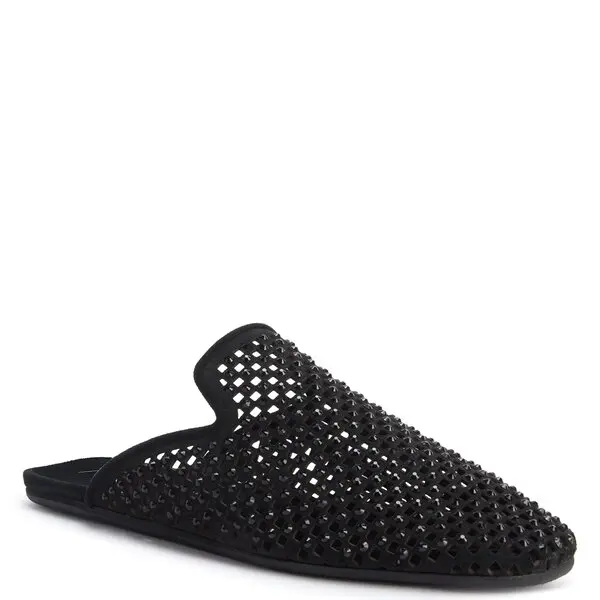 GIUSEPPE ZANOTTI Everett Suede Rhinestone Slipper