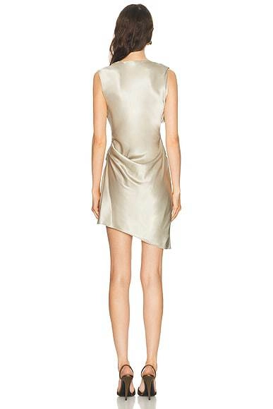 Helmut Lang Silk Drape Dress