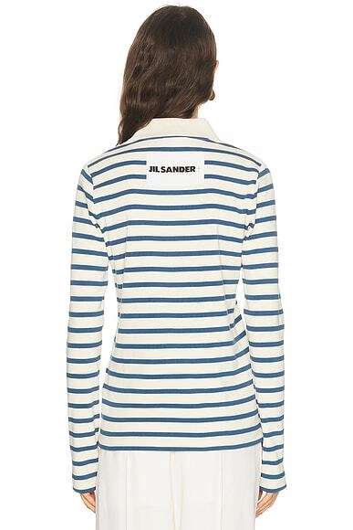 JIL SANDER Long Sleeve Polo Top