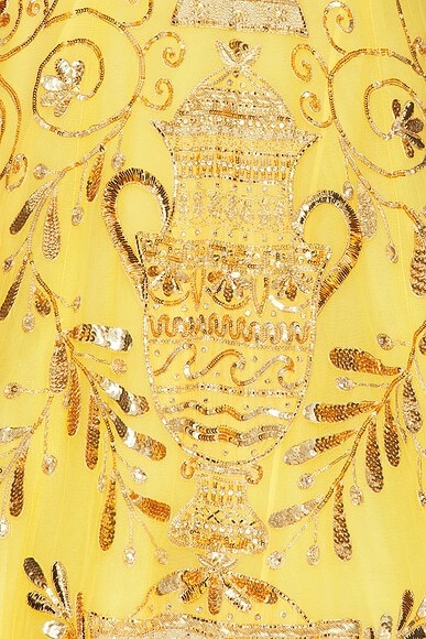 Carolina Herrera Embellished Strapless Gown