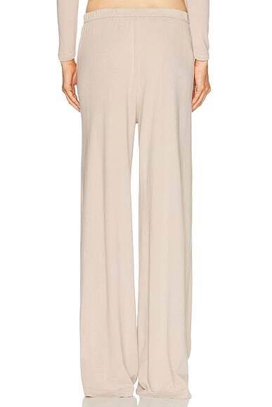 Enza Costa Supima Cotton Soft Everywhere Pant - Stone