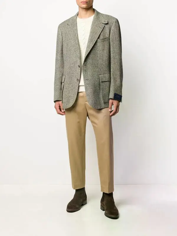 Polo Ralph Lauren Herringbone Single-breasted Blazer