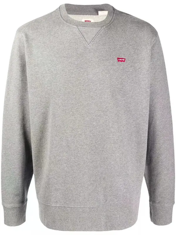 LEVI'S Logo Detail Sweatshirt - Grey