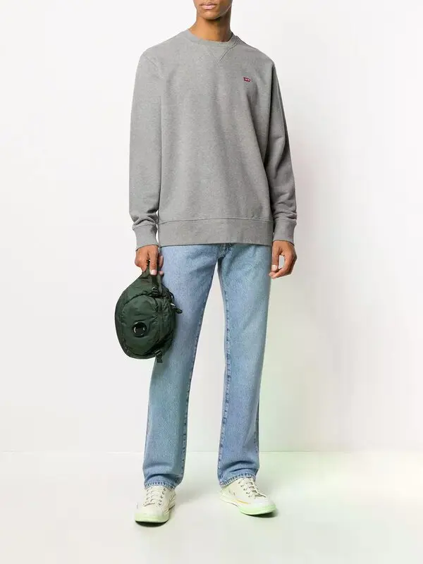 LEVI'S Logo Detail Sweatshirt - Grey