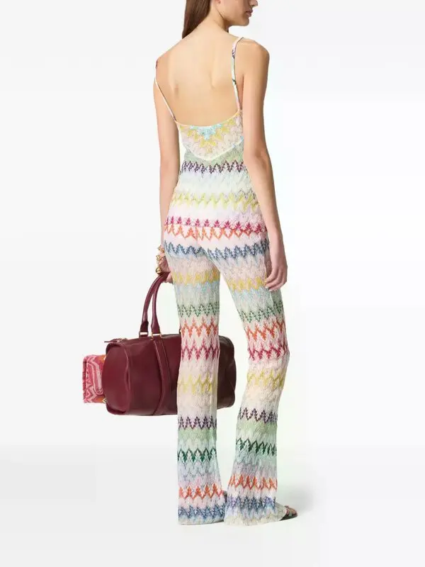 Missoni V-neck Zig-zag Camisole - White