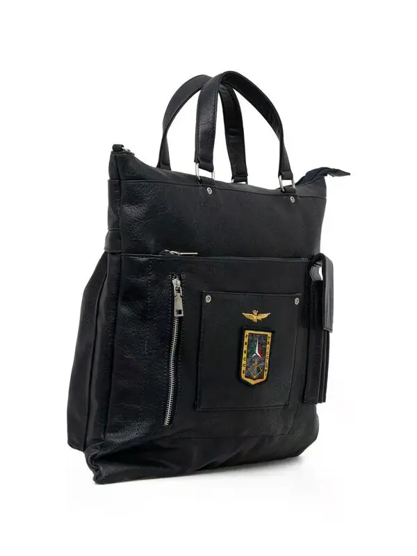 AERONAUTICA MILITARE Logo Patch Carryall Tote Bag