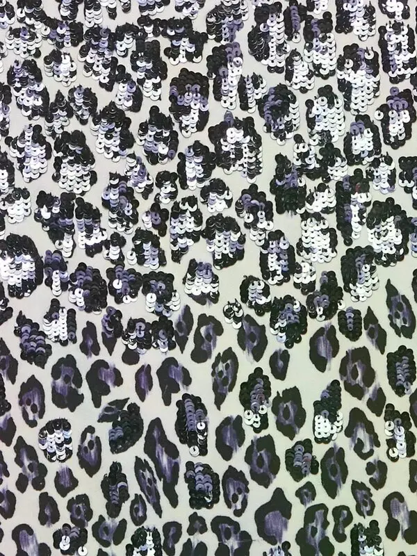 Elisabetta Franchi Sequin Leopard-print Mini Dress