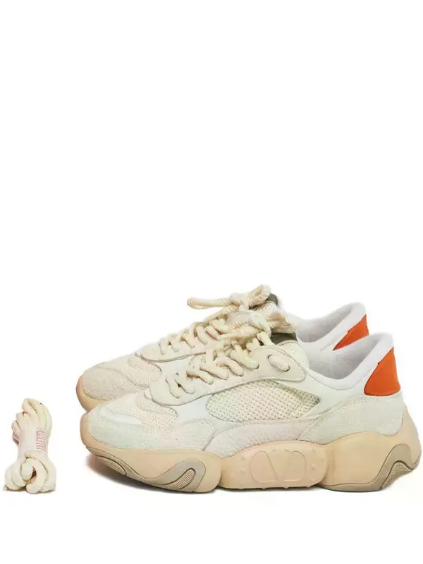 Valentino Garavani Logo Detail Sneakers - Neutrals