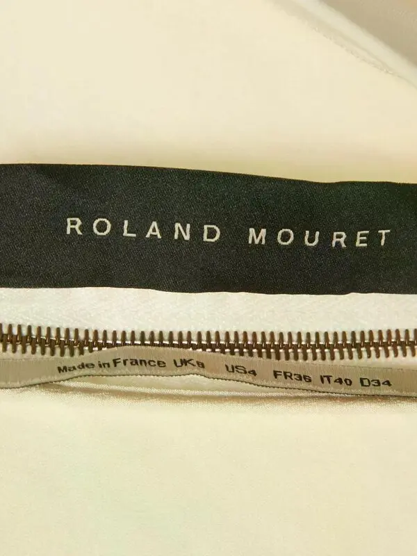Roland Mouret Cut-out Mini Dress - Neutrals
