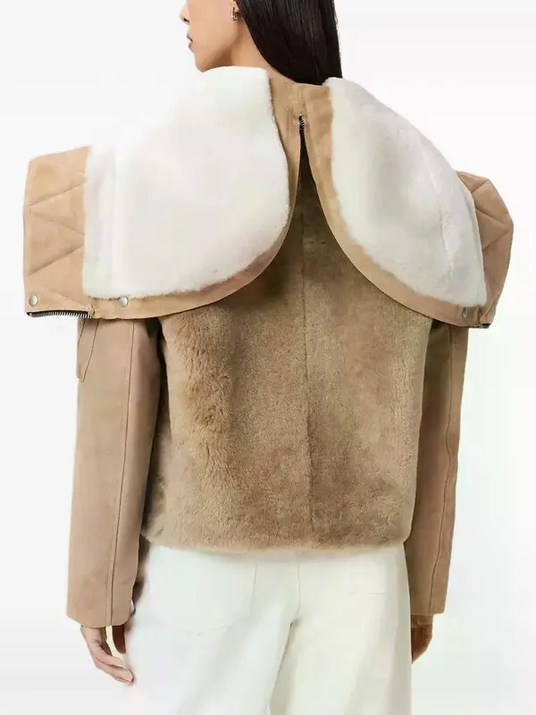 ALLSAINTS Dexter Collared Shearling Jacket