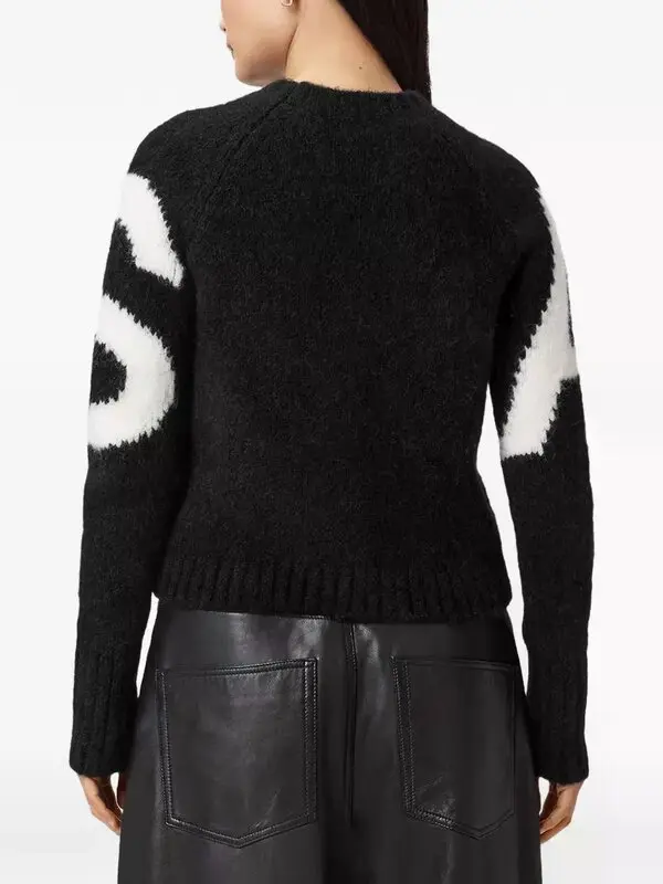 ALLSAINTS Sylvie Graphic Long-sleeve Sweater