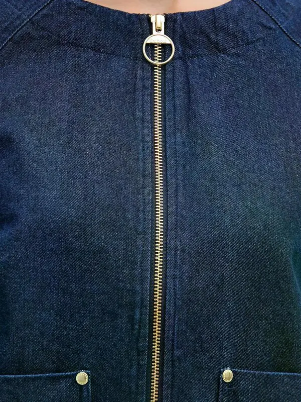 Barbour Zip-up Denim Jacket