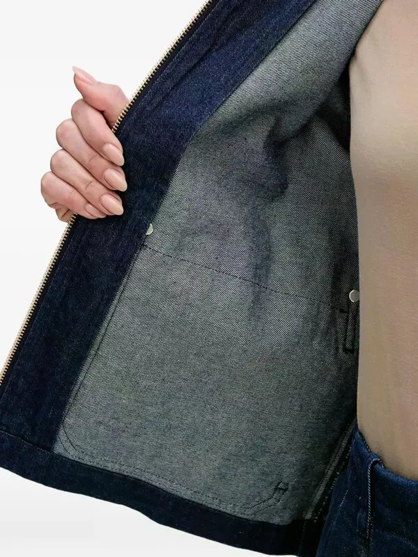 Barbour Zip-up Denim Jacket