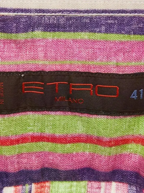 Etro Linen Striped Shirt