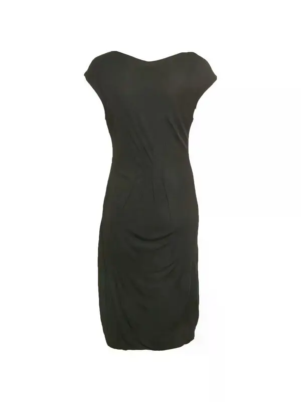 Roberto Cavalli Graphic Print Cotton Midi Dress
