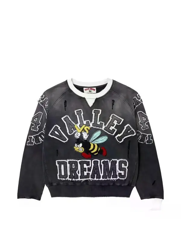 VALE FOREVER Insignia Graphic Crew-neck Sweatshirt