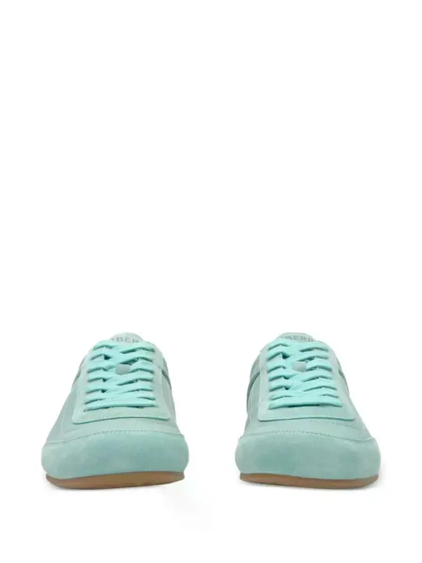 Burberry Leather Knight Runner Sneakers - Blue