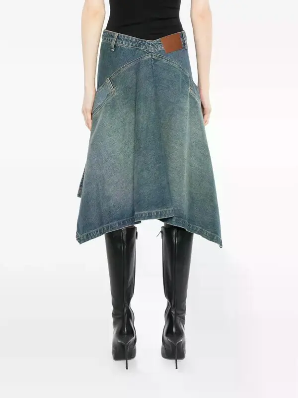 Brandon Maxwell The Frankie Denim Skirt