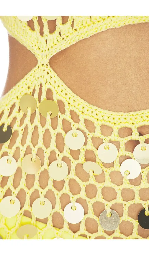 Superdown Elena Maxi Dress - Lemon