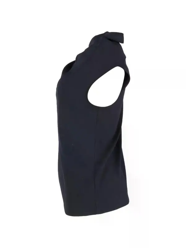 Escada Sleeveless Draped Top