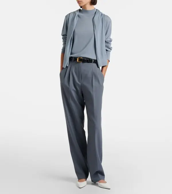 THE ROW Ragnar Virgin Wool Wide-leg Trousers