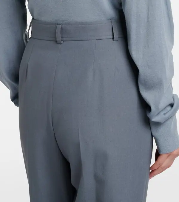 THE ROW Ragnar Virgin Wool Wide-leg Trousers
