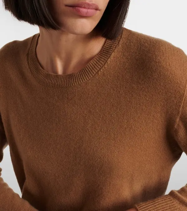 THE ROW Noler Cashmere Sweater - Brown