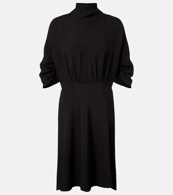 THE ROW Emmeline Silk Crepe Cady Midi Dress