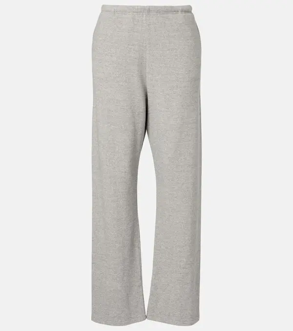 THE ROW Kohana Cotton And Cashmere Sweatpants - Grey