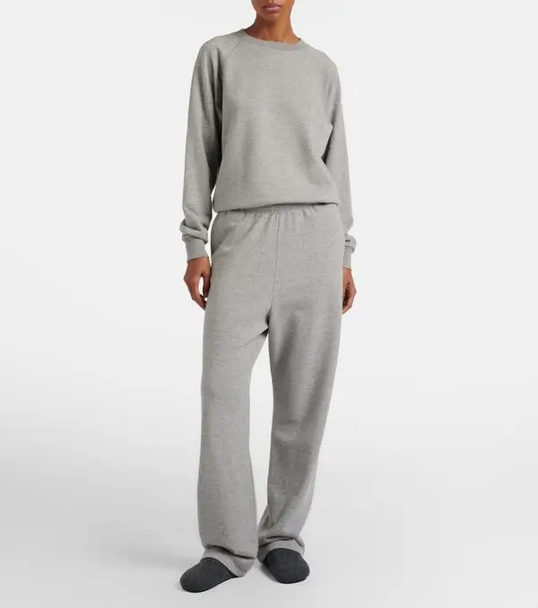 THE ROW Kohana Cotton And Cashmere Sweatpants
