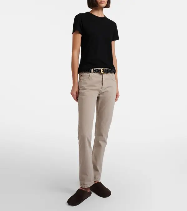 THE ROW Riaca Slim-fit Jeans In Smoke
