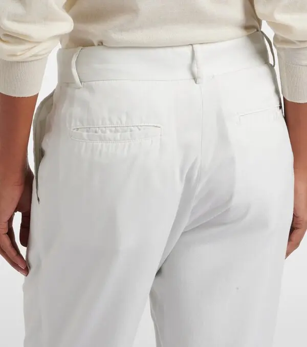 THE ROW Igor Cotton Straight Leg Trousers