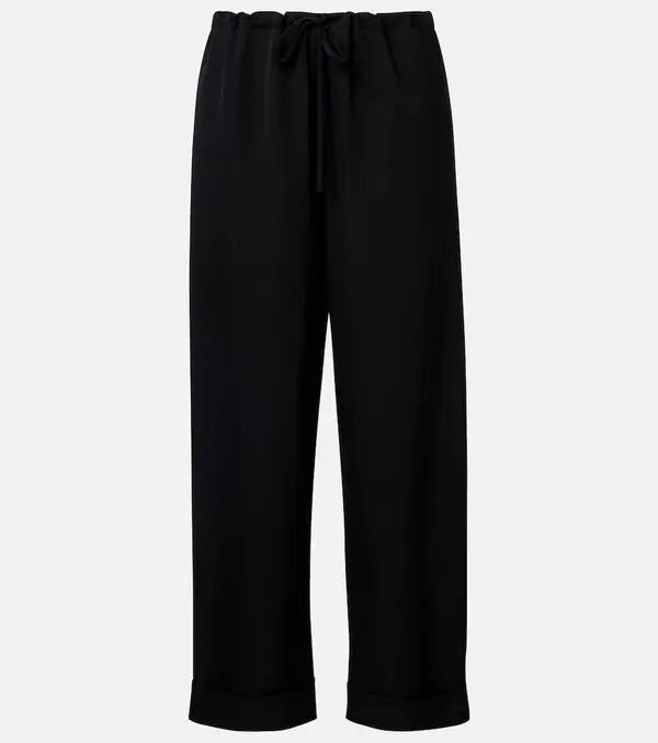 THE ROW Delano Wool Straight Leg Pants