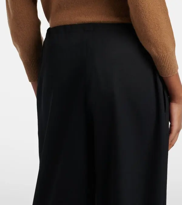 THE ROW Delano Wool Straight Leg Pants