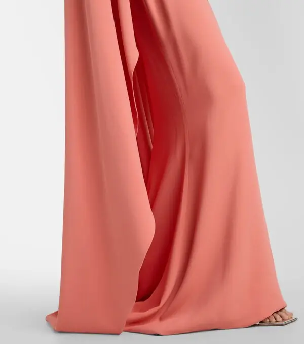 Elie Saab Embellished Cape Gown