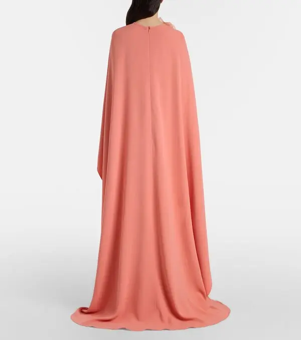 Elie Saab Embellished Cape Gown