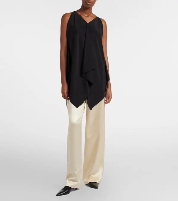 THE ROW Silk Satin Top