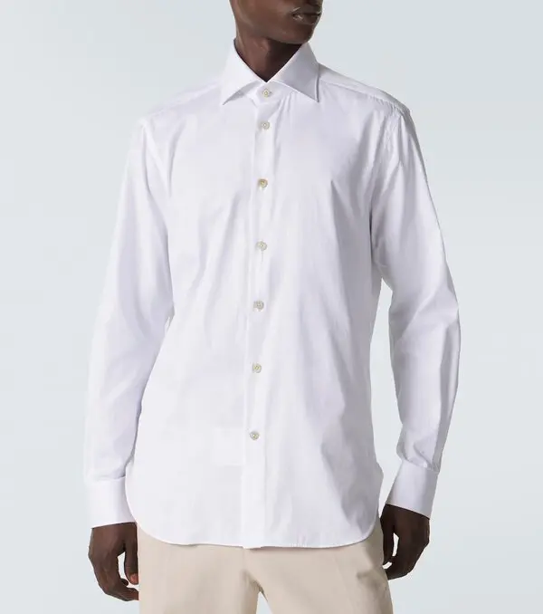Kiton Cotton Poplin Shirt