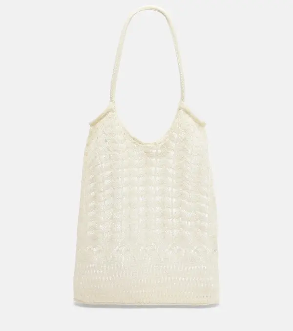 ERES Crochet Shoulder Bag - Beige