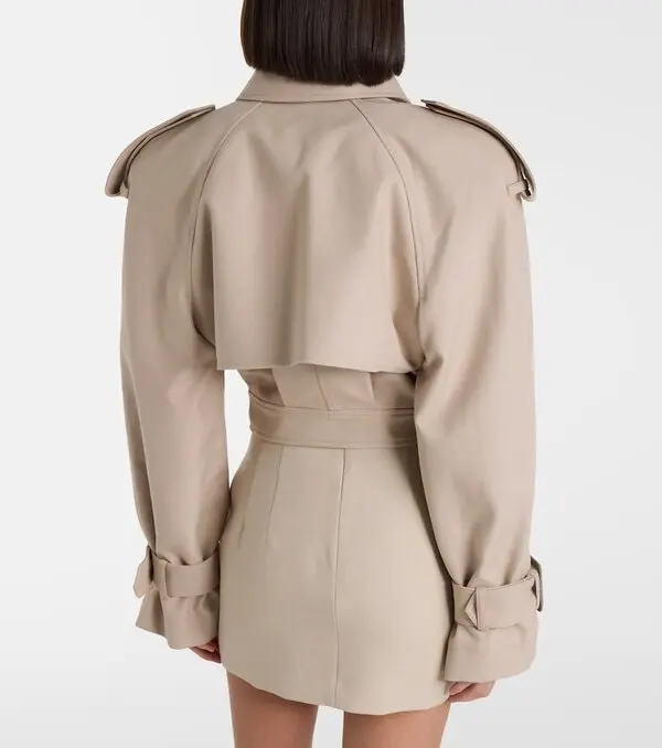 Wardrobe.NYC Cotton Trench Coat