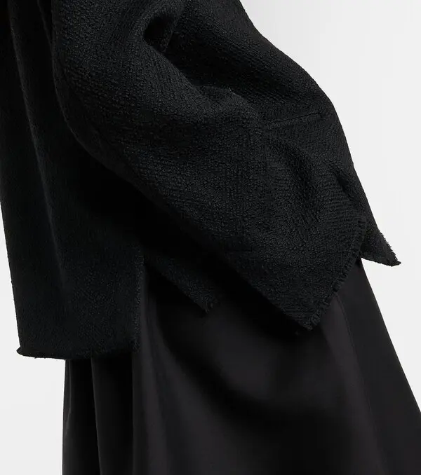 TOTEME Fluid Wool-blend Jacket - Black