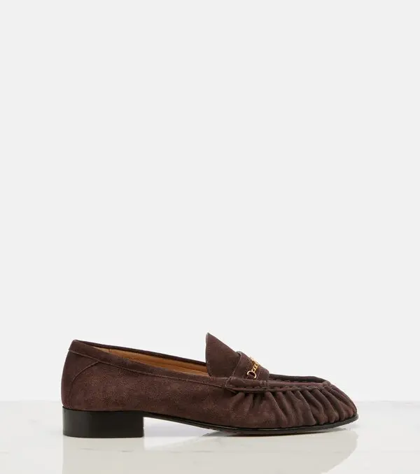 Valentino Garavani Vlogo Suede Loafers