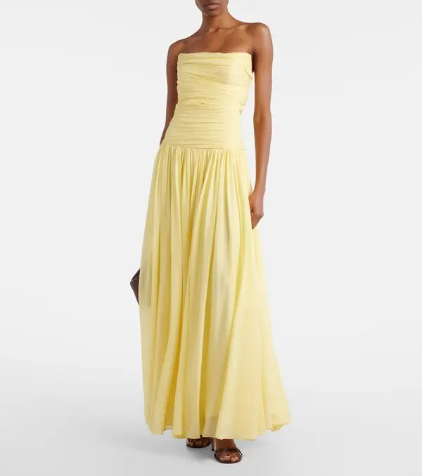LA FUORI Draped Cape And Gown Set