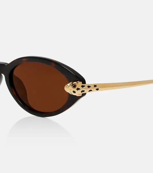 Cartier Panthere De Oval Sunglasses
