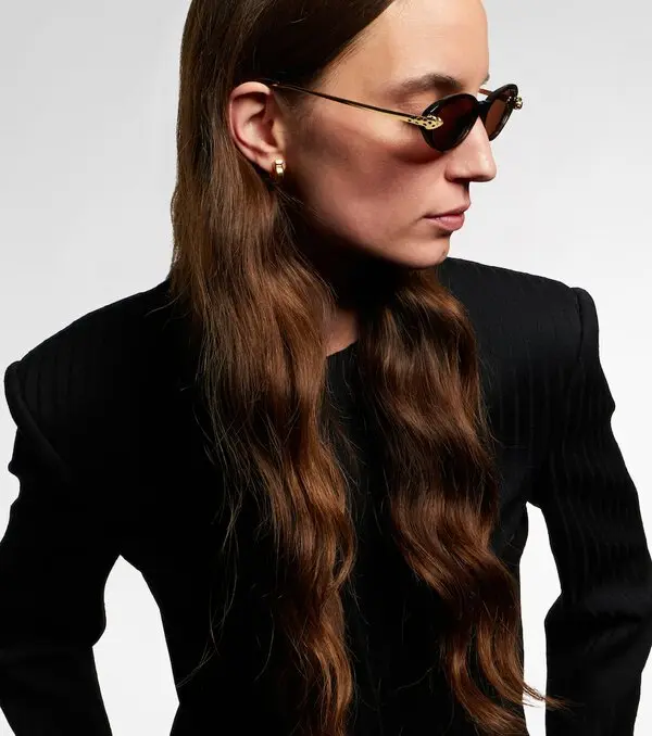 Cartier Panthere De Oval Sunglasses
