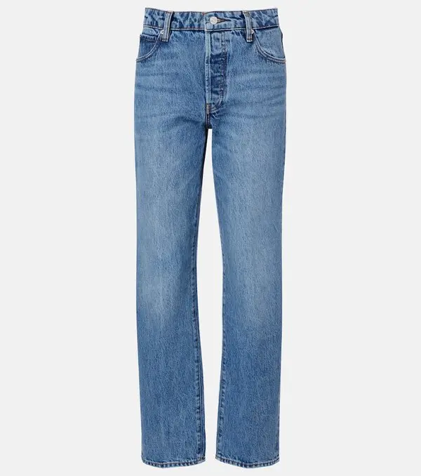 FRAME Essential Straight Jeans - Blue