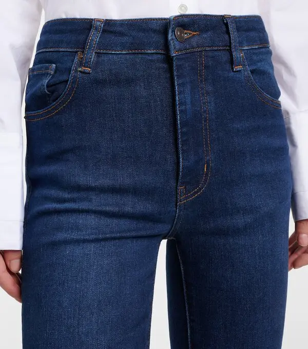 FRAME Reboot Cropped Bootcut Jeans In Outfox